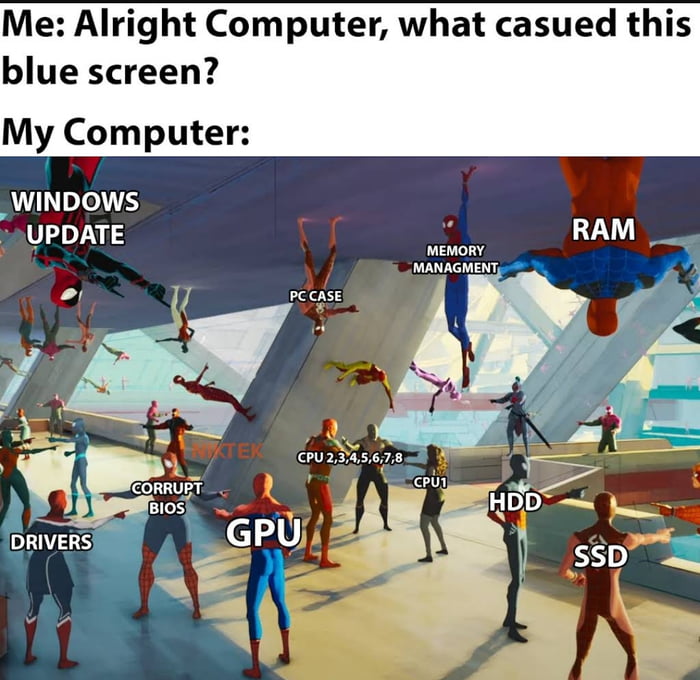 It's probably Windows update - 9GAG