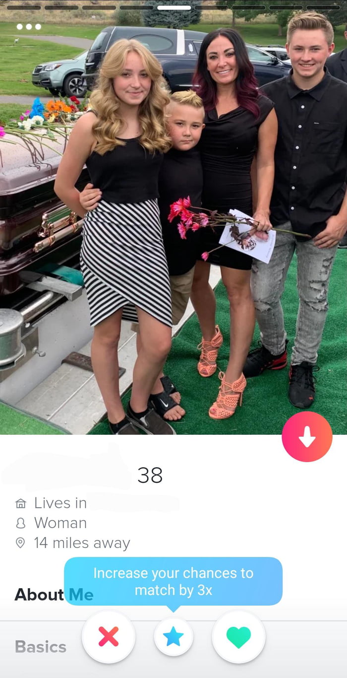 This might be the single most tasteless photo I've ever seen on Tinder. - 9GAG