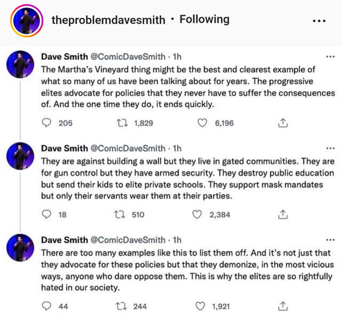 Dave Smith is the best and most consistent political commentator. - 9GAG