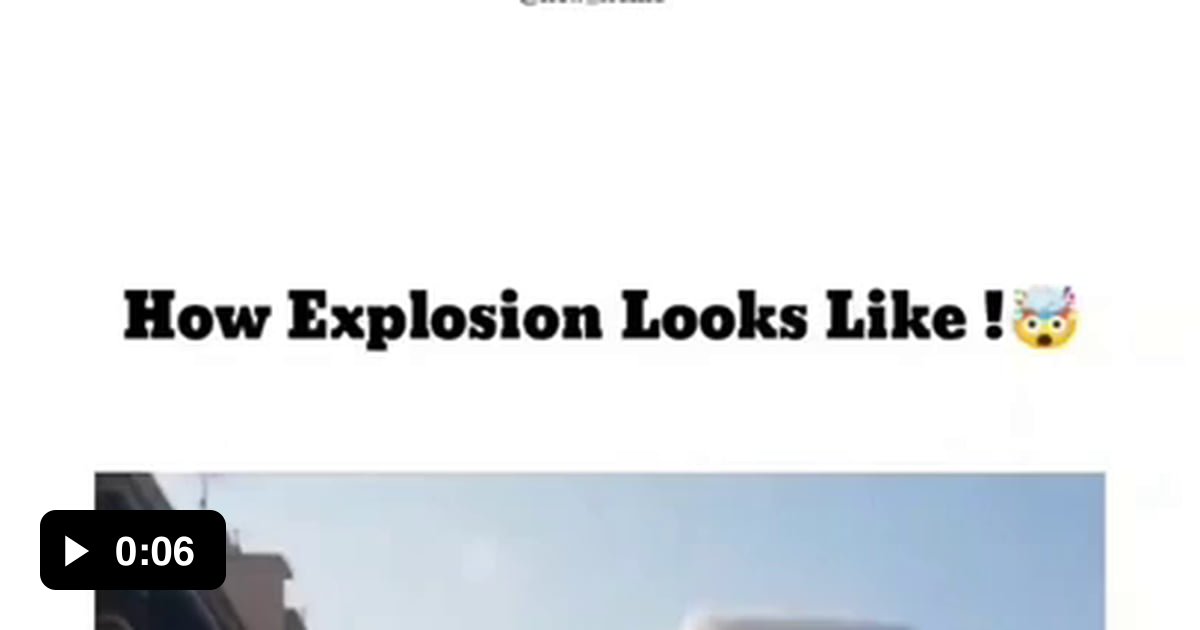 An explosion up close - 9GAG