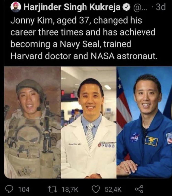Johnny Kim, fulfiller of parent’s dreams - 9GAG