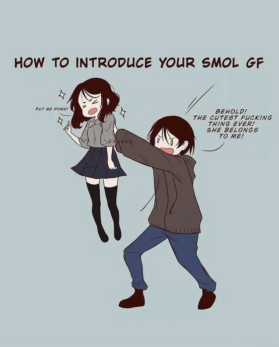 How couples should introduce their smol partners - 9GAG