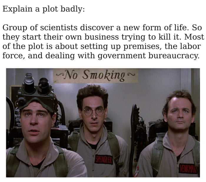 Explain a plot badly. - 9GAG