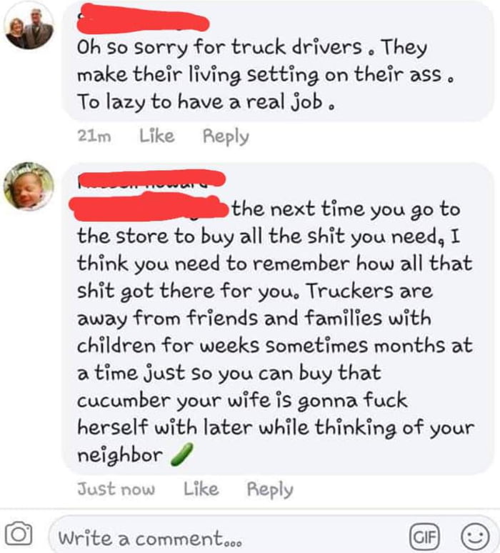 We owe it to truck drivers - 9GAG