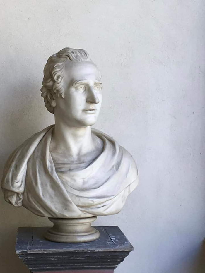 A Roman bust at Knole House, Kent, England, UK, which proves that Lt. Cmr. Data was in another ...