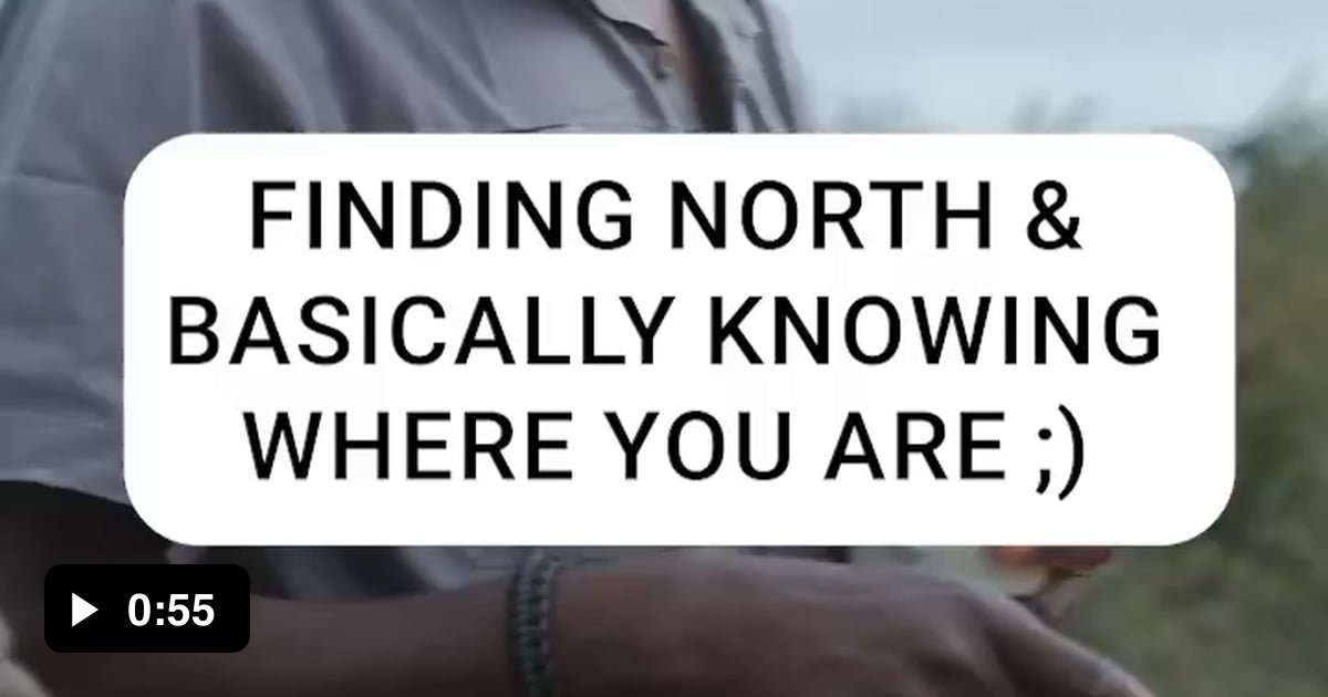 How to find your true North using a stick and your watch - 9GAG