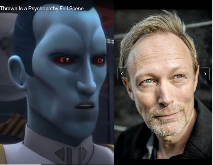 When your voice determines that you are the perfect Thrawn. And your ...