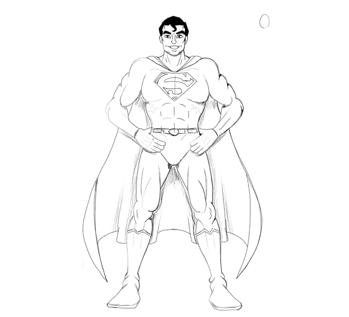 Finished the best drawing I’ve ever done of Superman today! What do you ...