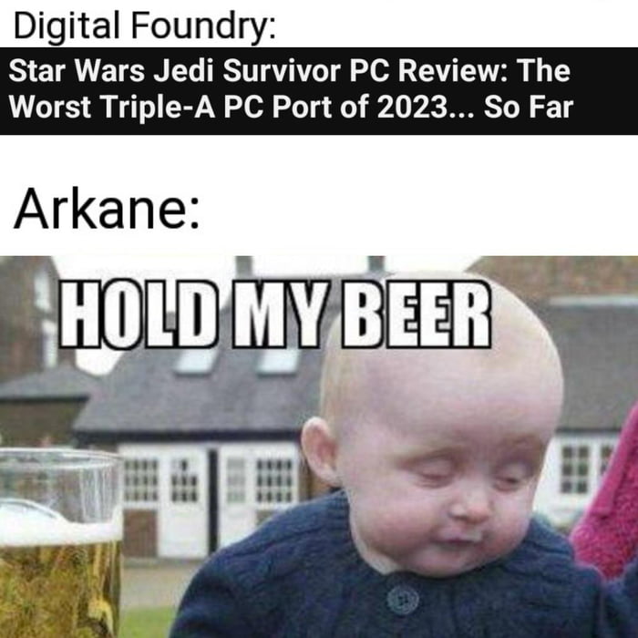 Arkane focussing on "So far..." - 9GAG