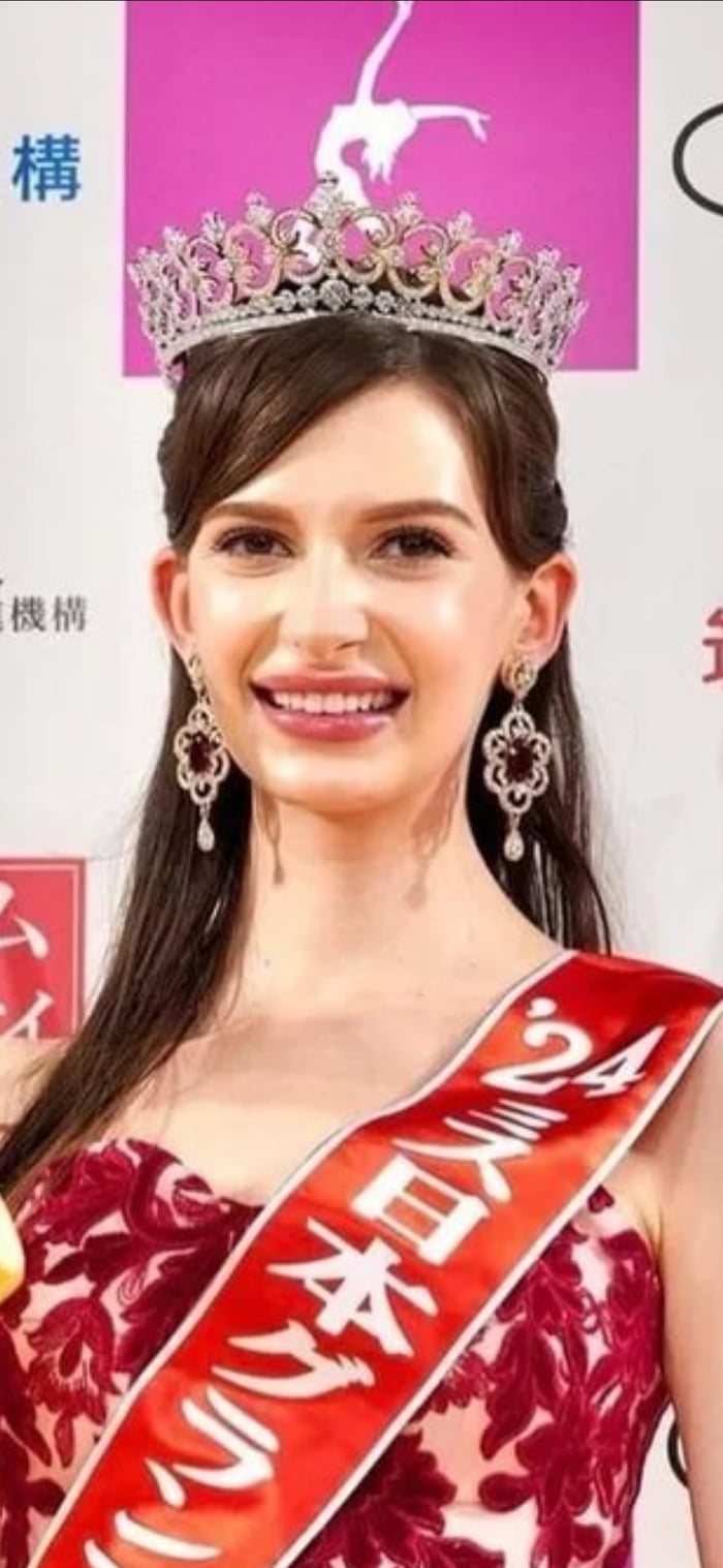 This is Miss Japan. The most beautiful Japanese woman, and even with ...