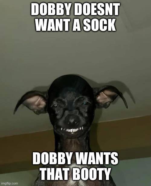 Sleep paralysis Dobby - 9GAG