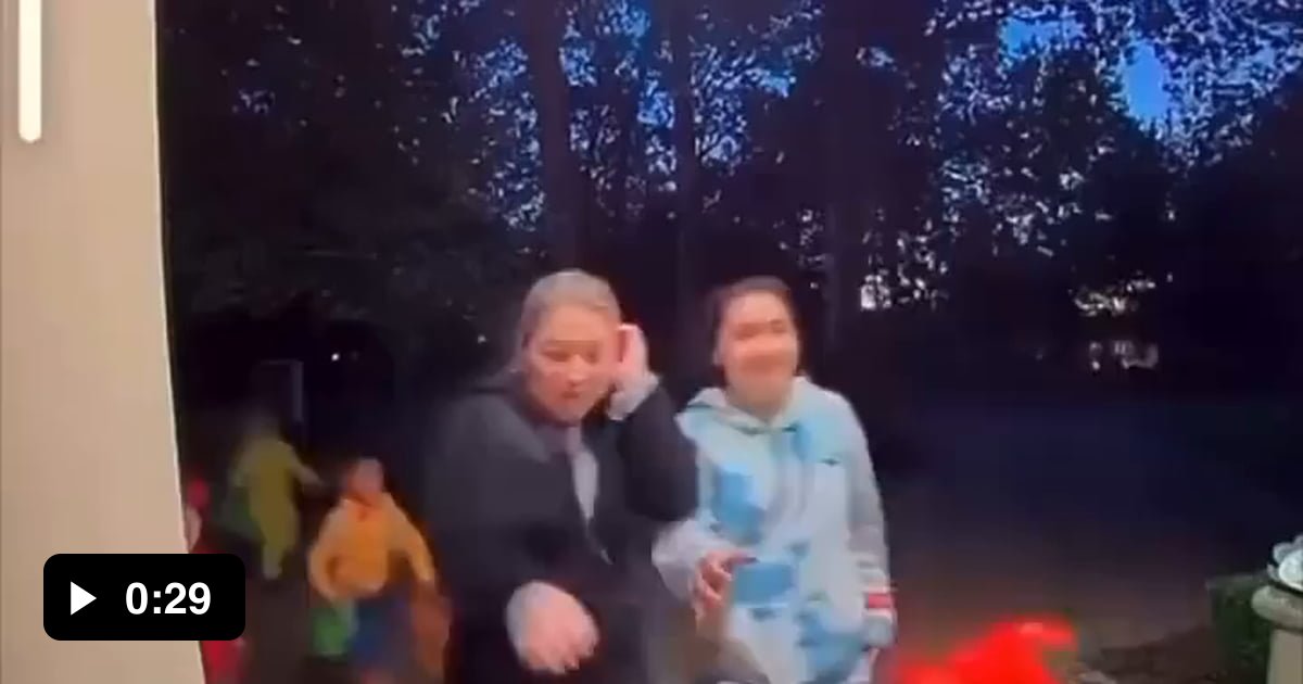 Halloween candy gore caught on security camera. - 9GAG