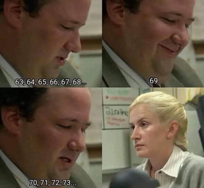 69 is overrated - 9GAG