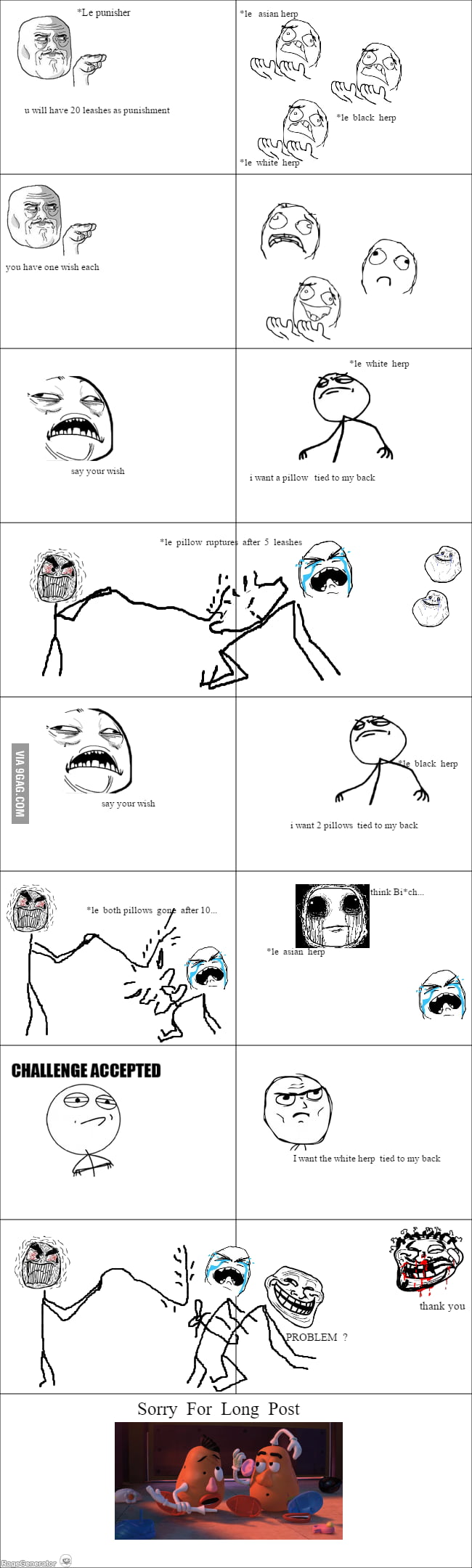 My very first Rage Comic, *potato included* - 9GAG