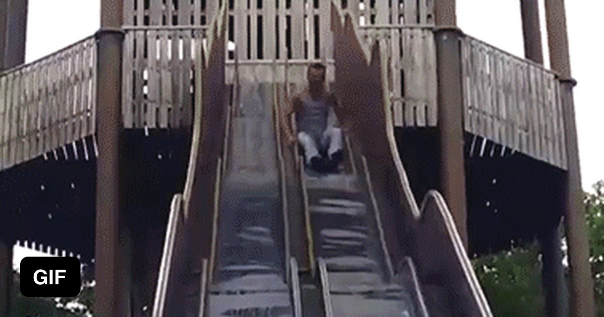 Going down the slide... - 9GAG
