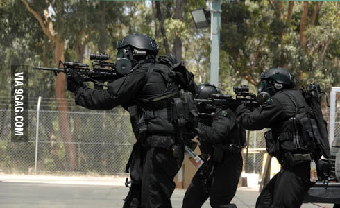 The Australian counter terrorism unit. - 9GAG