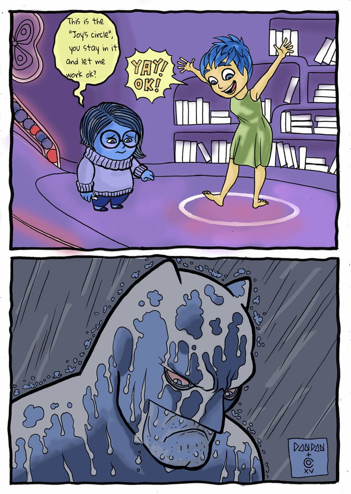 Batman inside Out - 9GAG