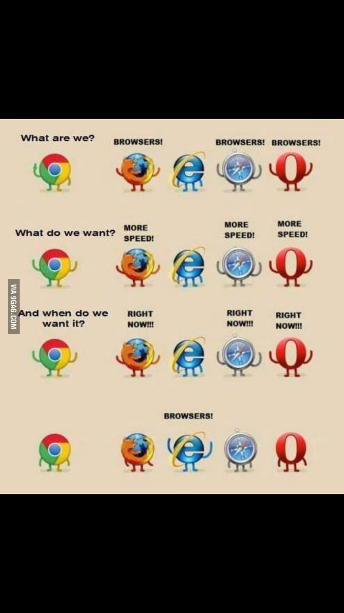 Browsers! - 9GAG