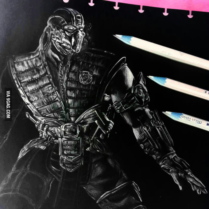 Sub Zero Mortal Kombat Drawing