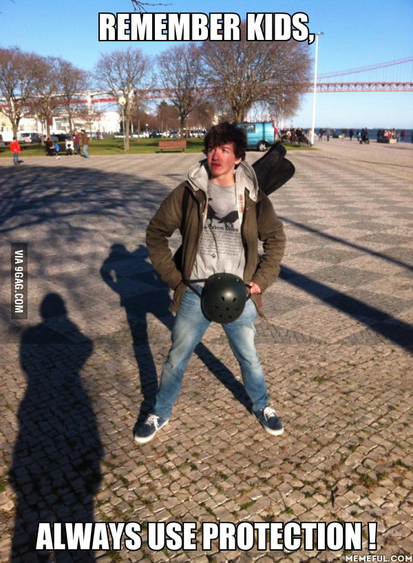 REMEMBER KIDS, ALWAYS USE PROTECTION ! - 9GAG