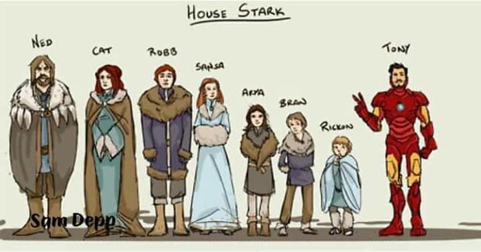 Stark family - 9GAG