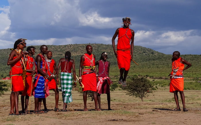 The Kenyan Maasai people. After 9/11 they donated 14 cows to America ...