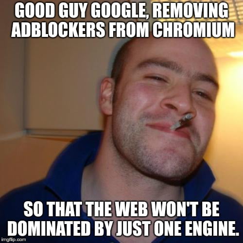 Their response to Microsoft using Chromium in Edge - 9GAG