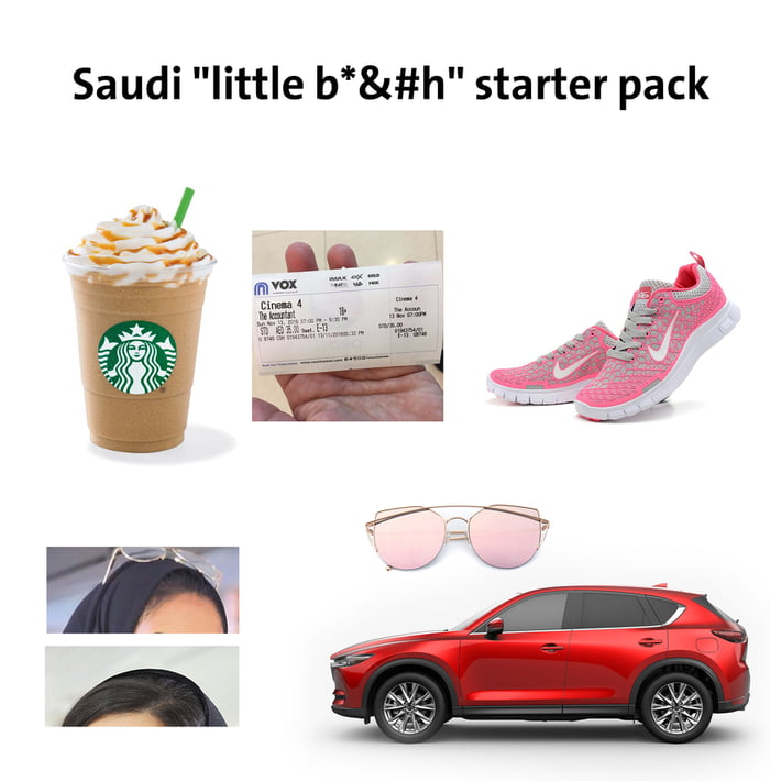 Saudi "im independent open mind woman" starter pack - 9GAG