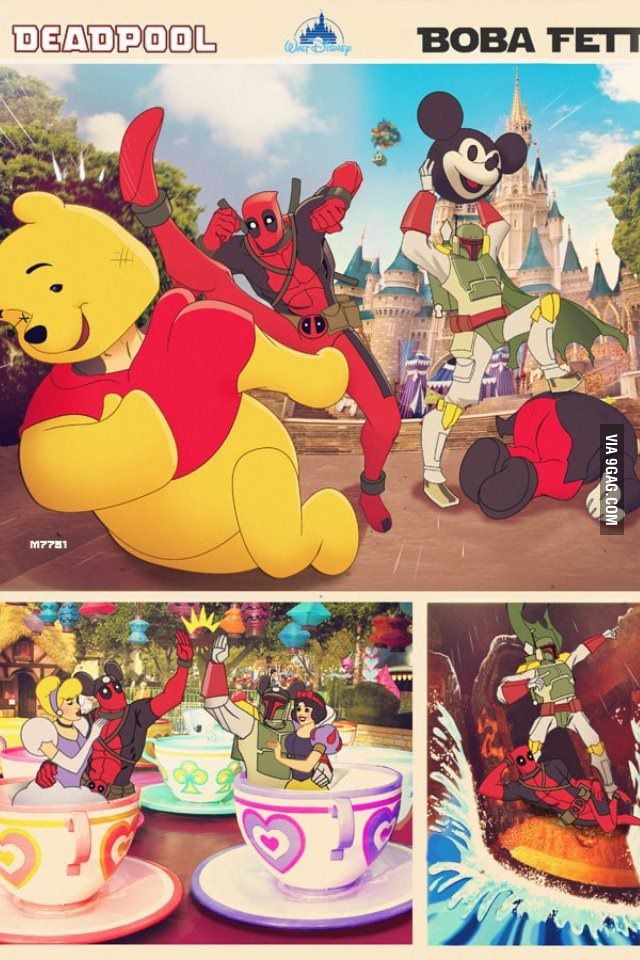 Just Deadpool and Boba Fett chillin' - 9GAG