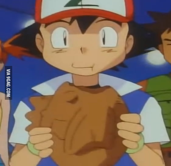 Ash... what are you eating? - 9GAG