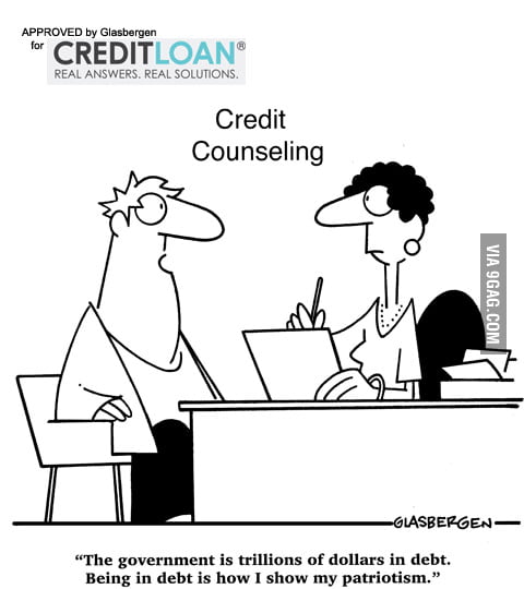 Funny cartoon about national debt! - 9GAG