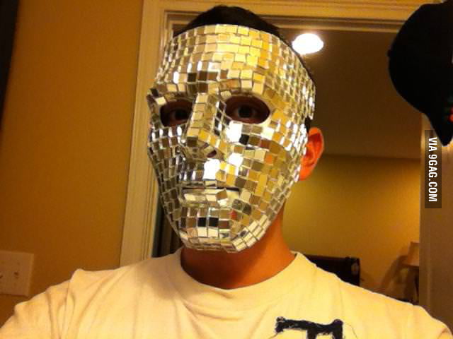 Awesome Disco ball mask - 9GAG