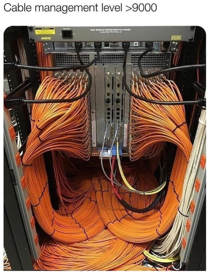 Enjoy this cable management too. - 9GAG