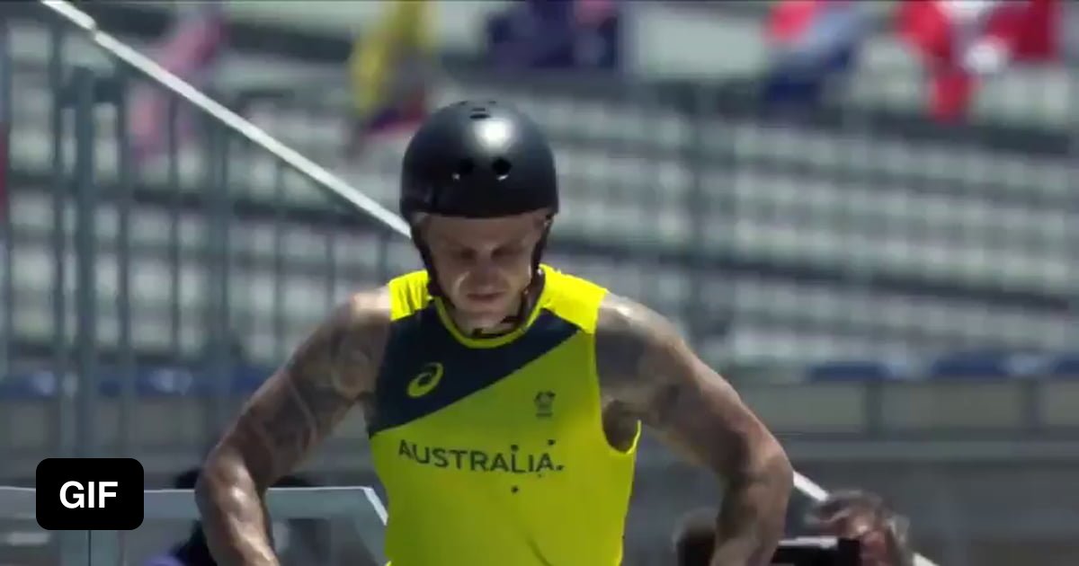 Logan Martin's Olympic gold medal performance in BMX freestyle - 9GAG