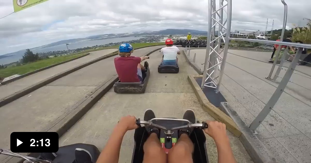 This place in New Zealand where you can race go karts down a hill. - 9GAG