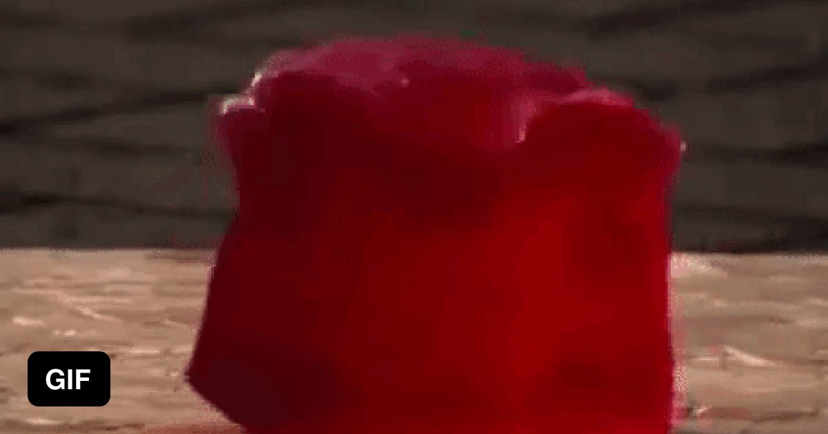 A gif of jello bouncing - 9GAG