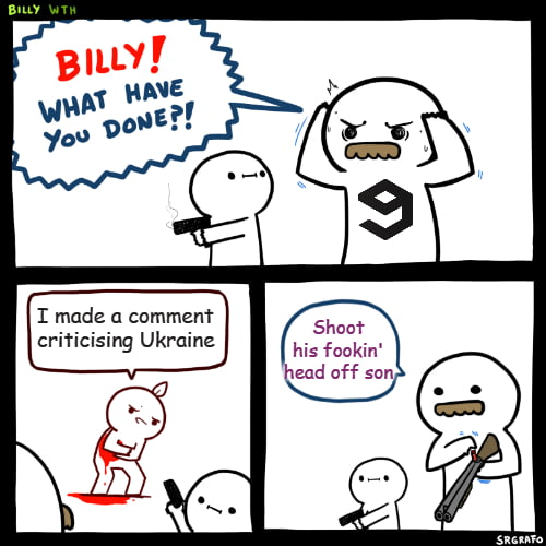 The one-sided news stream here is just getting too much. And you dare ...