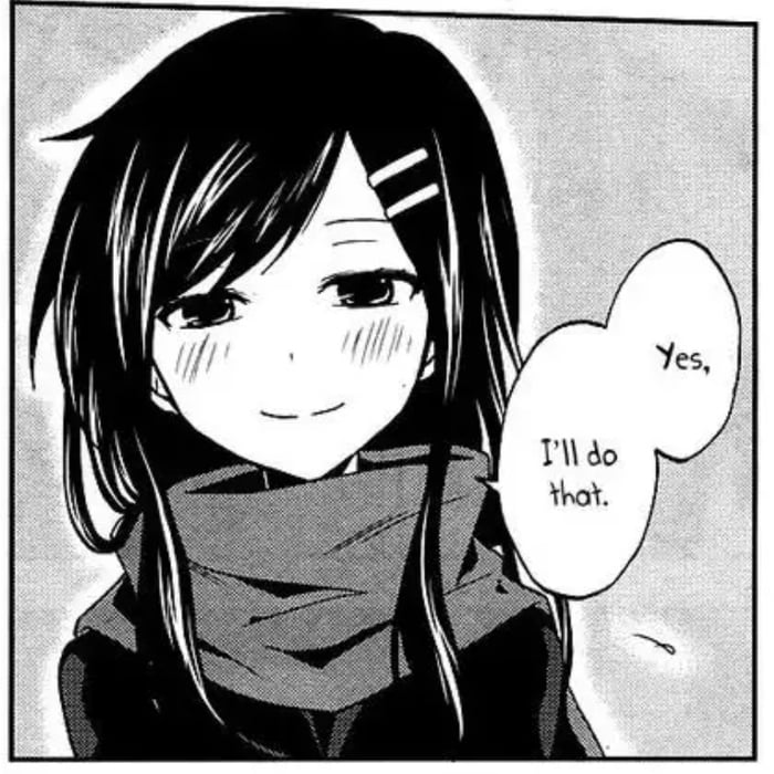 Tateyama Ayano reluctantly smiling - 9GAG