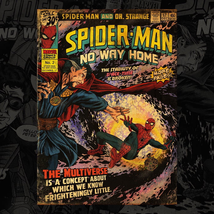 Spider-Man: No Way Home comicbook cover - 9GAG