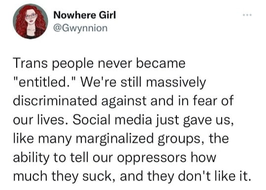 Unfortunately, a lot of people believe others asking for basic human decency and respect is ...