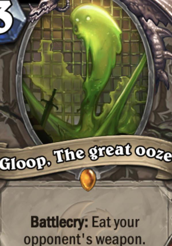 Gloop the great ooze,consumer of weapons - 9GAG