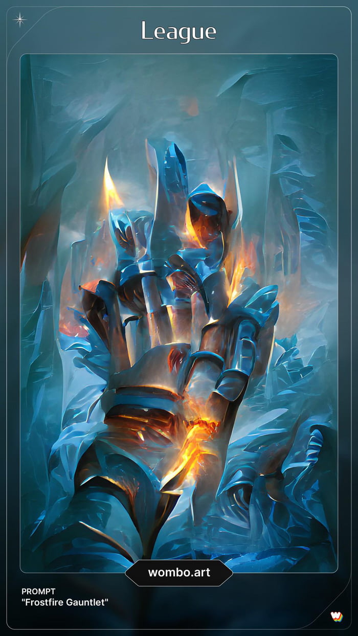 AI Generated Frostfire Gauntlet - 9GAG