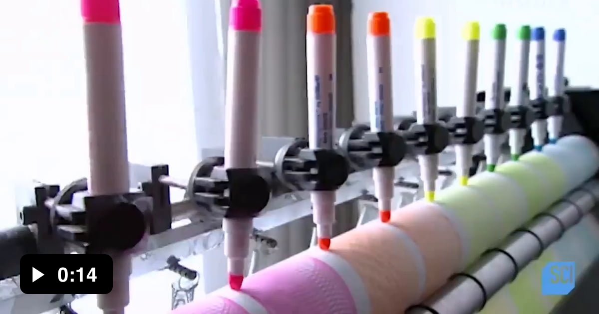 Testing the quality of highlighter pens - 9GAG