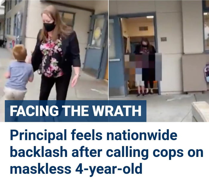 4-year-old child forced to leave school for not wearing a mask ...