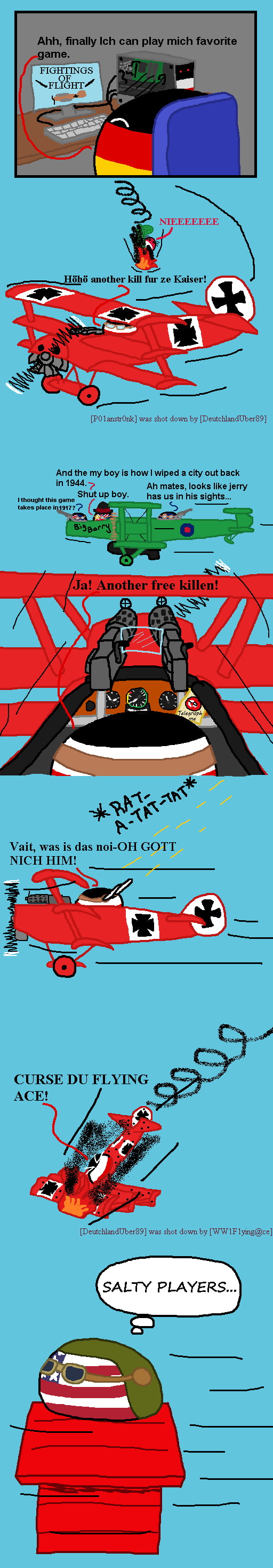 Here's the famous computer flying ace... - 9GAG