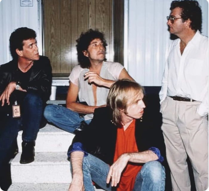 Lou Reed, Bob Dylan, Tom Petty and Randy Newman ,1985 - 9GAG