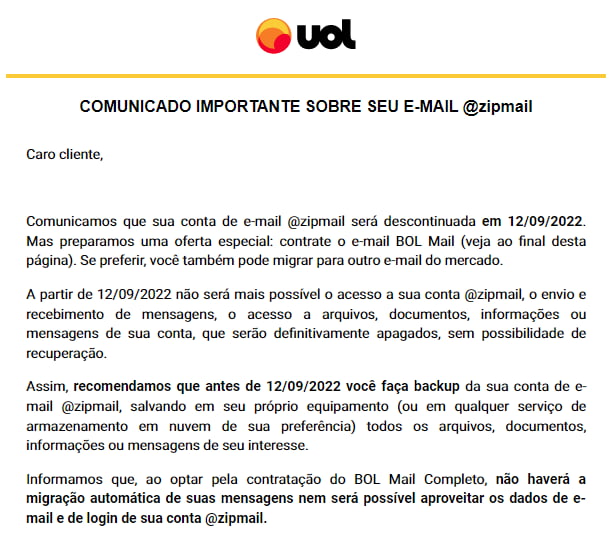 Minha primeira conta de e-mail (RIP ZIPMAIL) - 9GAG