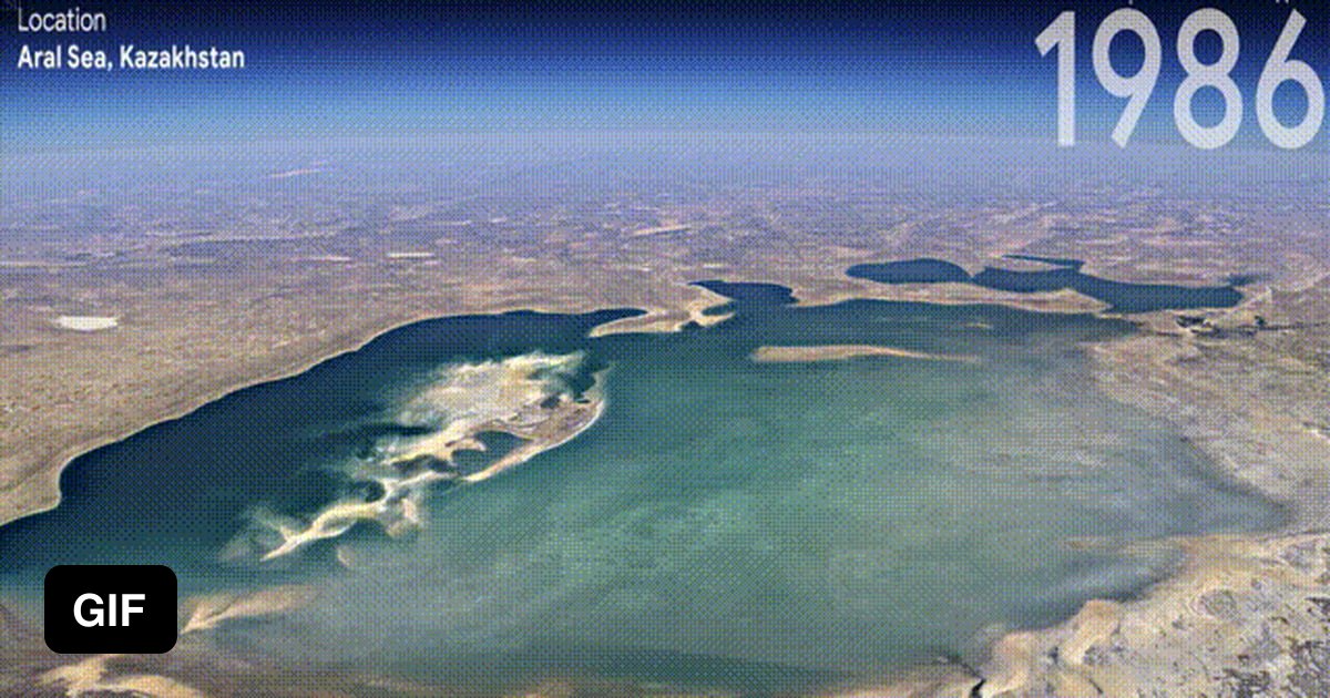 Google Earth has rolled out a new time-lapse feature based on 24 ...