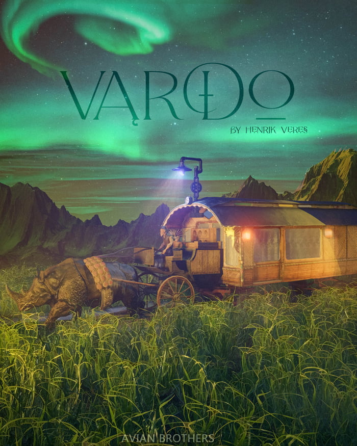 Day 33 - Vardo (my latest artwork/concept art) What is a vardo? It is a ...