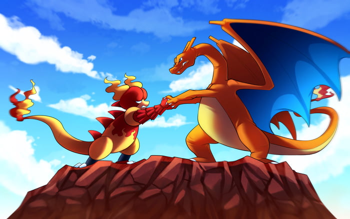 Magmar vs Charizard - 9GAG